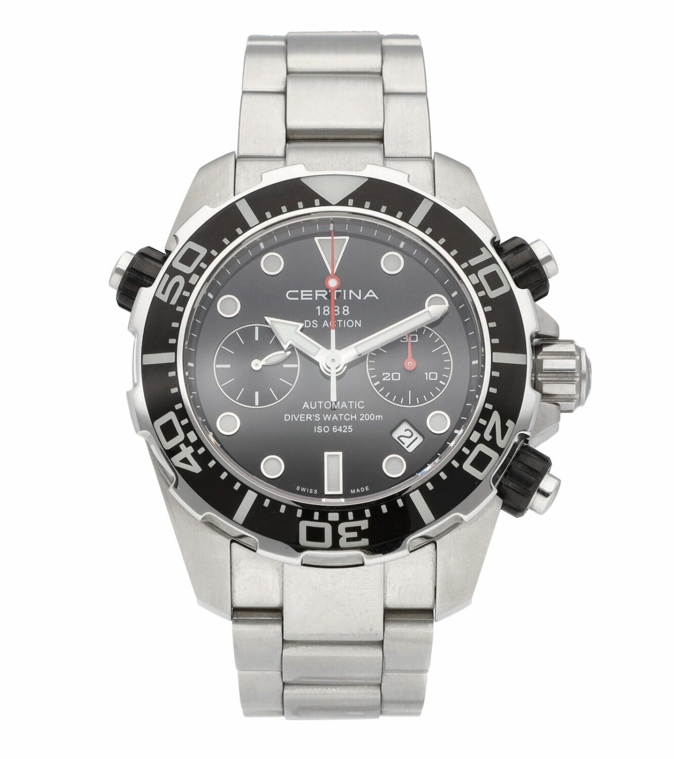 Certina DS Action Diver Chronograph Automatic 45mm Mens Watch C013.427.11.051.00 | The Watch Outlet