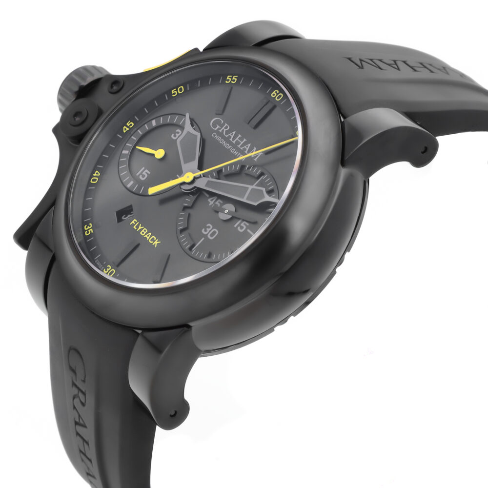 Graham Chronofighter Trigger Flyback 46mm Automatic Men's Watch 2TRAB ...