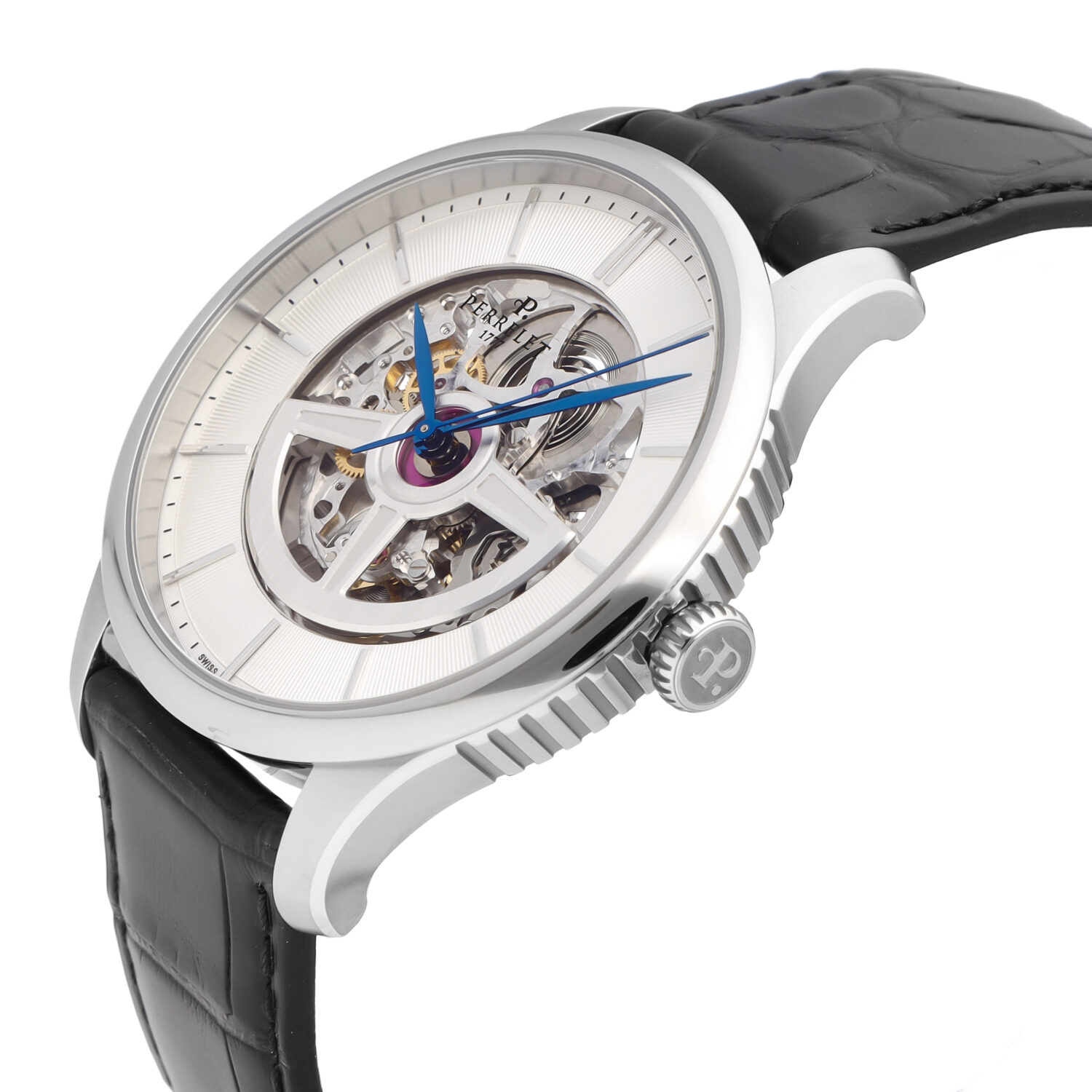 Perrelet First Class Double Rotor Skeleton 42mm Automatic Men's Watch ...