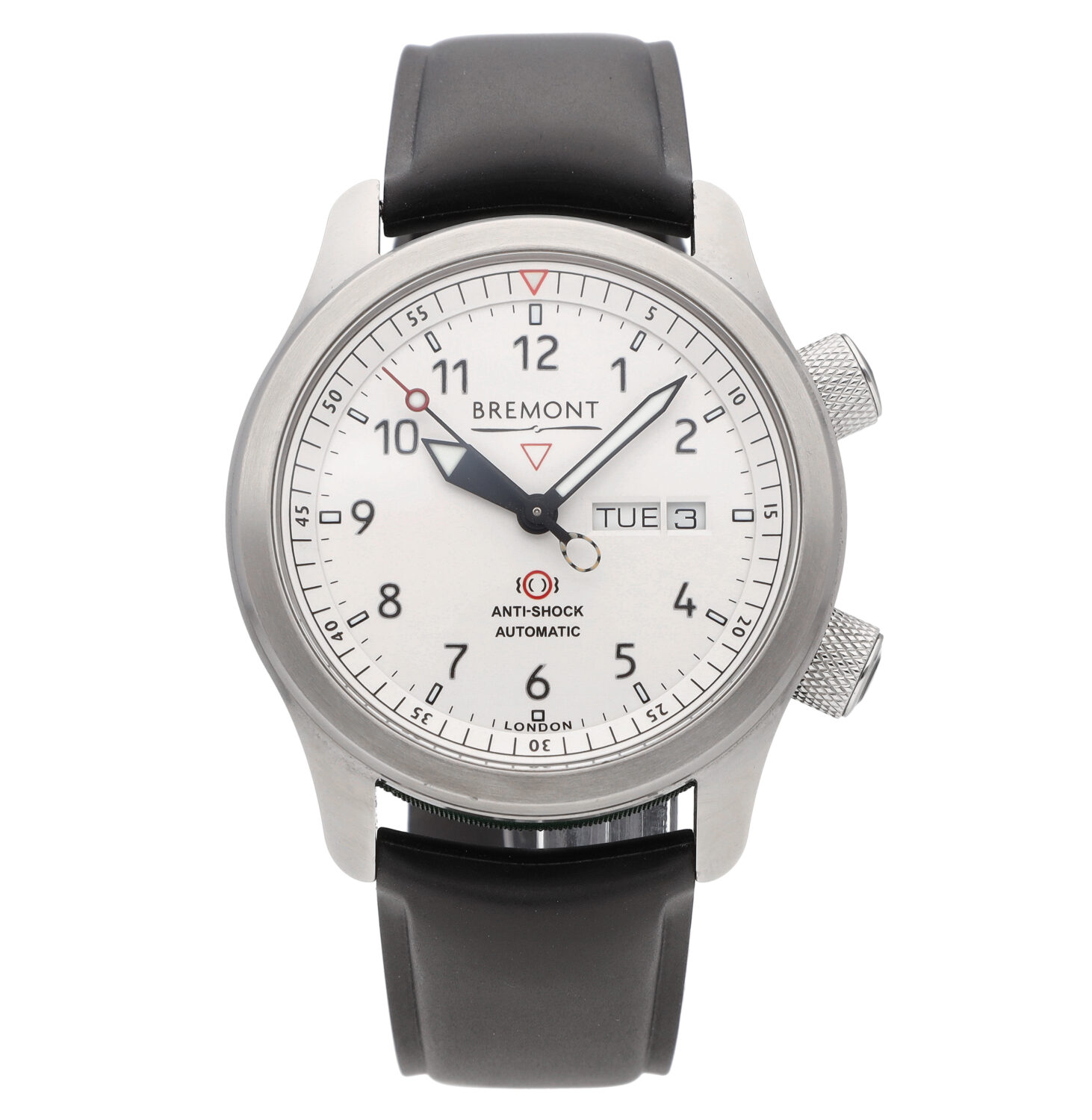 Bremont Martin Baker II White Dial Green Barrel 43mm Men's Watch MBII ...