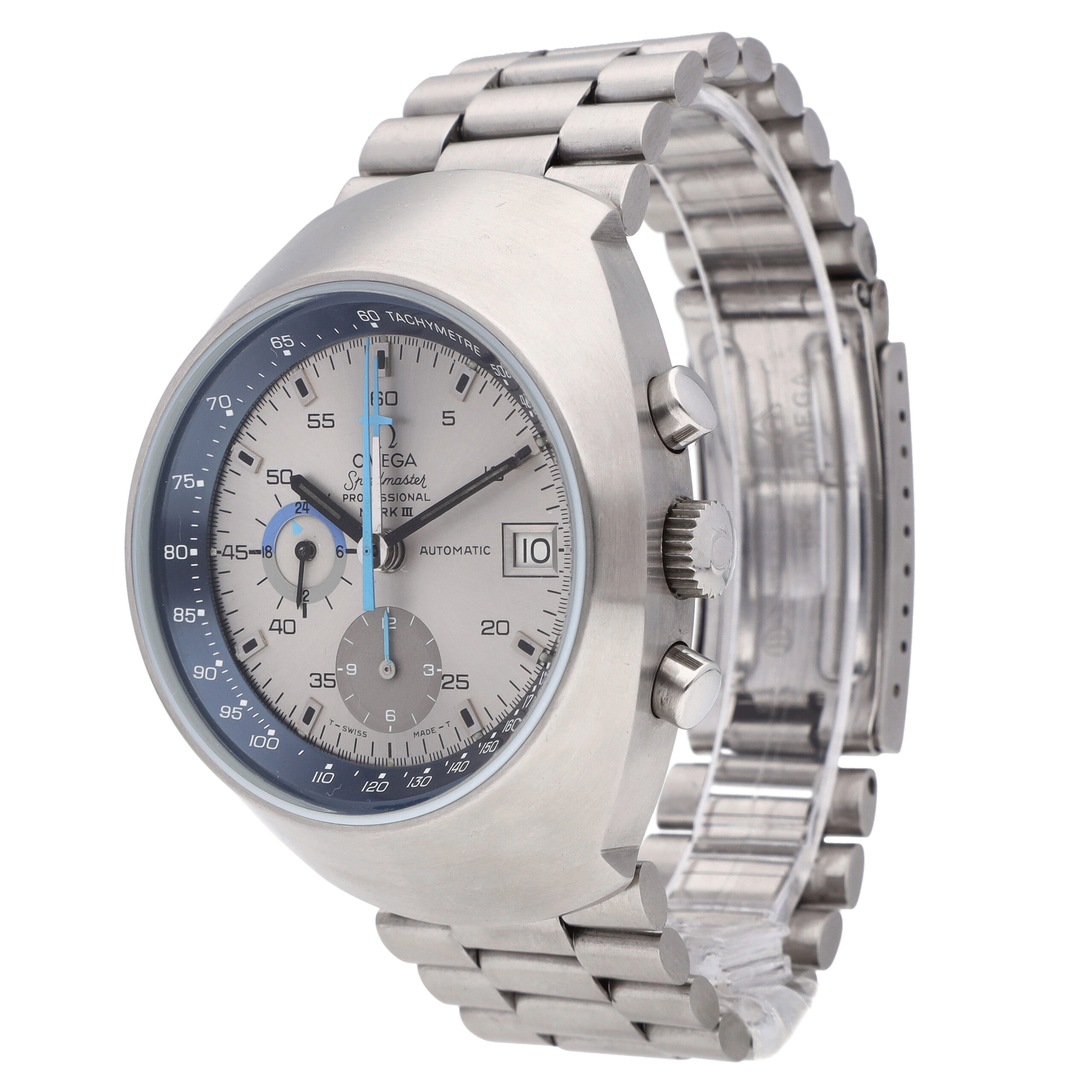 Omega Speedmaster 1971 Mark III Grey Dial Automatic Men's Watch 176.002 ...