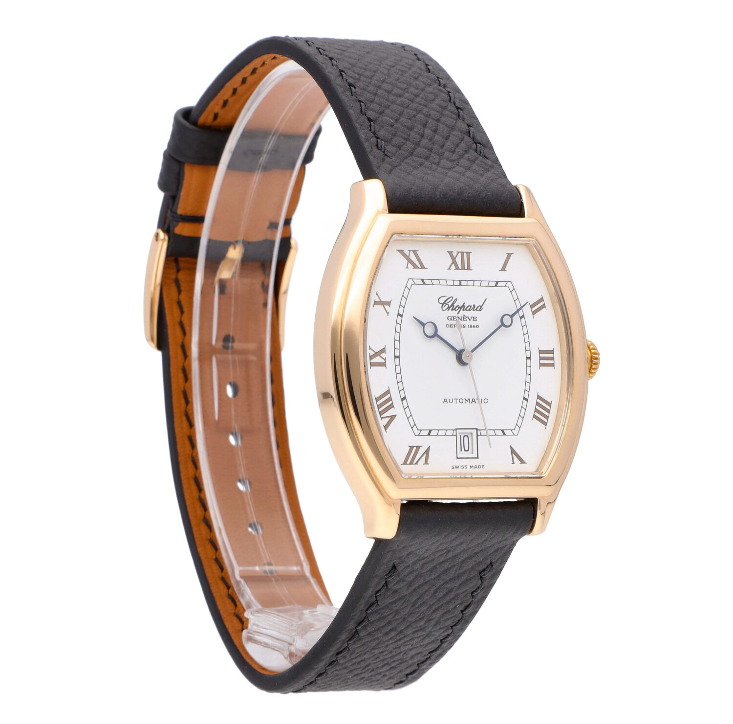 Chopard Classics Tonneau 18k Yellow Gold 33mm Automatic Men's Watch 16/ ...
