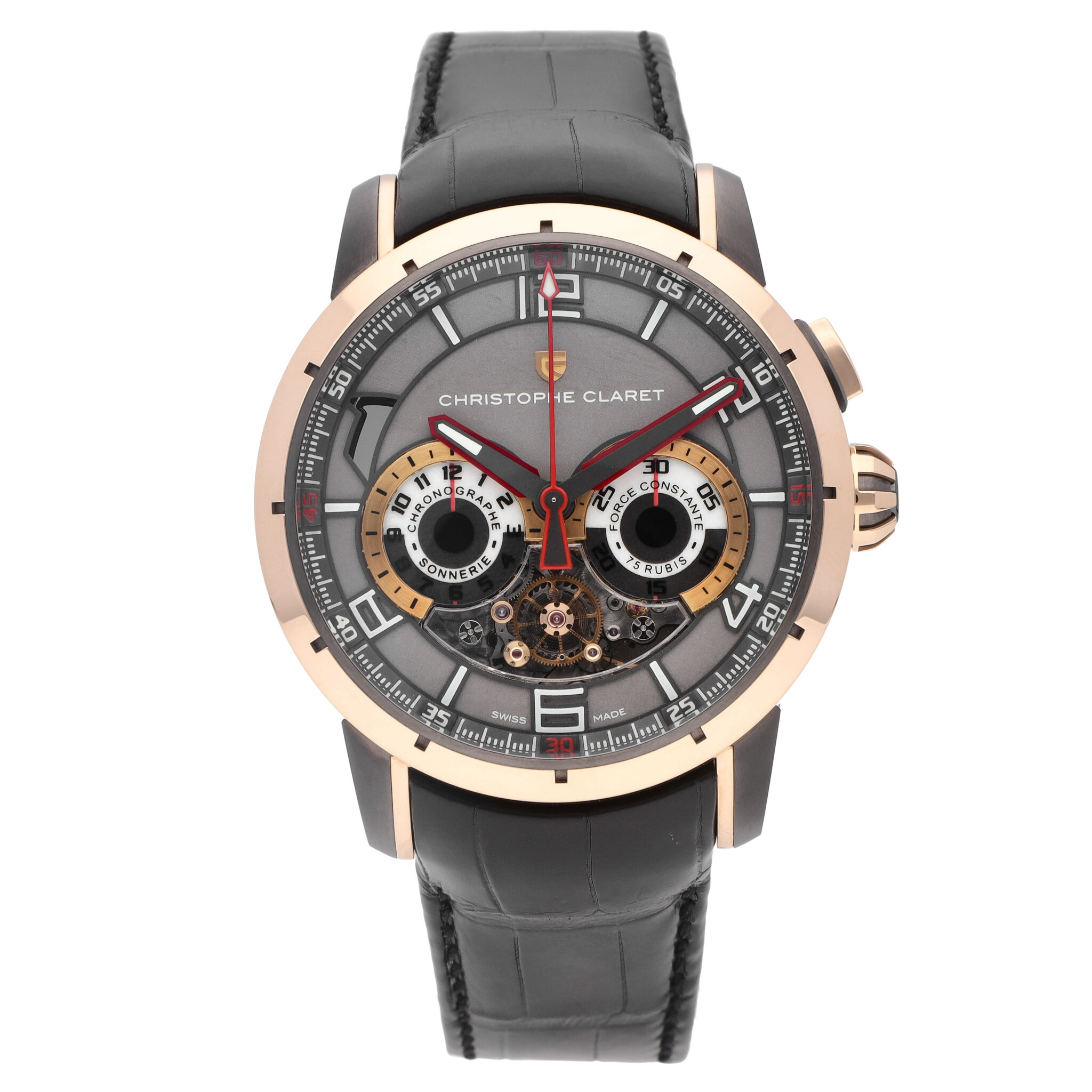 Christophe Claret Kantharos 18k Rose Gold Automatic Men's Watch MTR ...