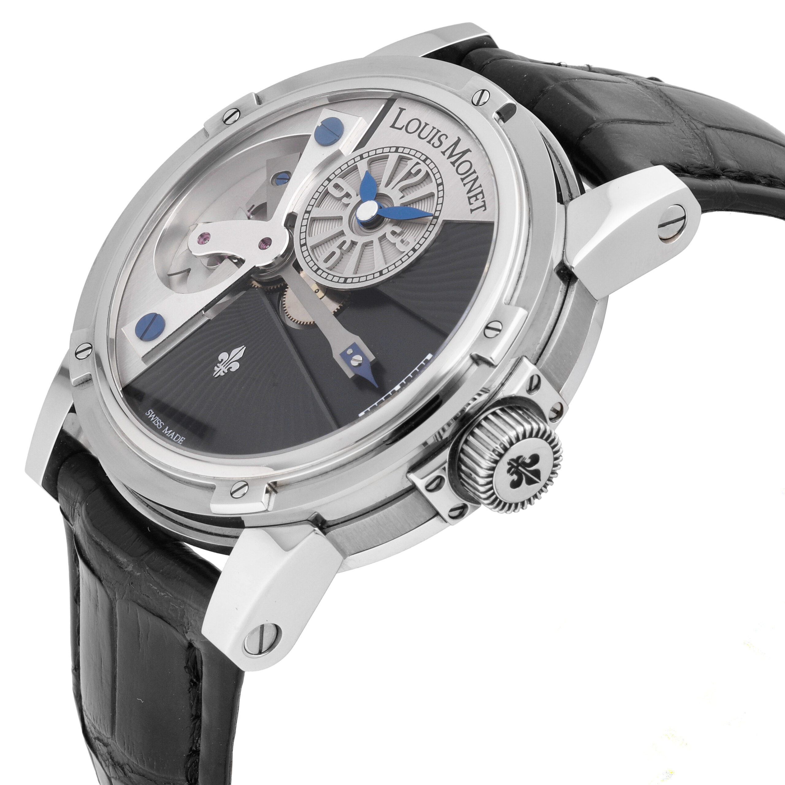 Louis Moinet Tempograph Titanium 45mm Automatic Men's Watch LM-19.20.50 ...