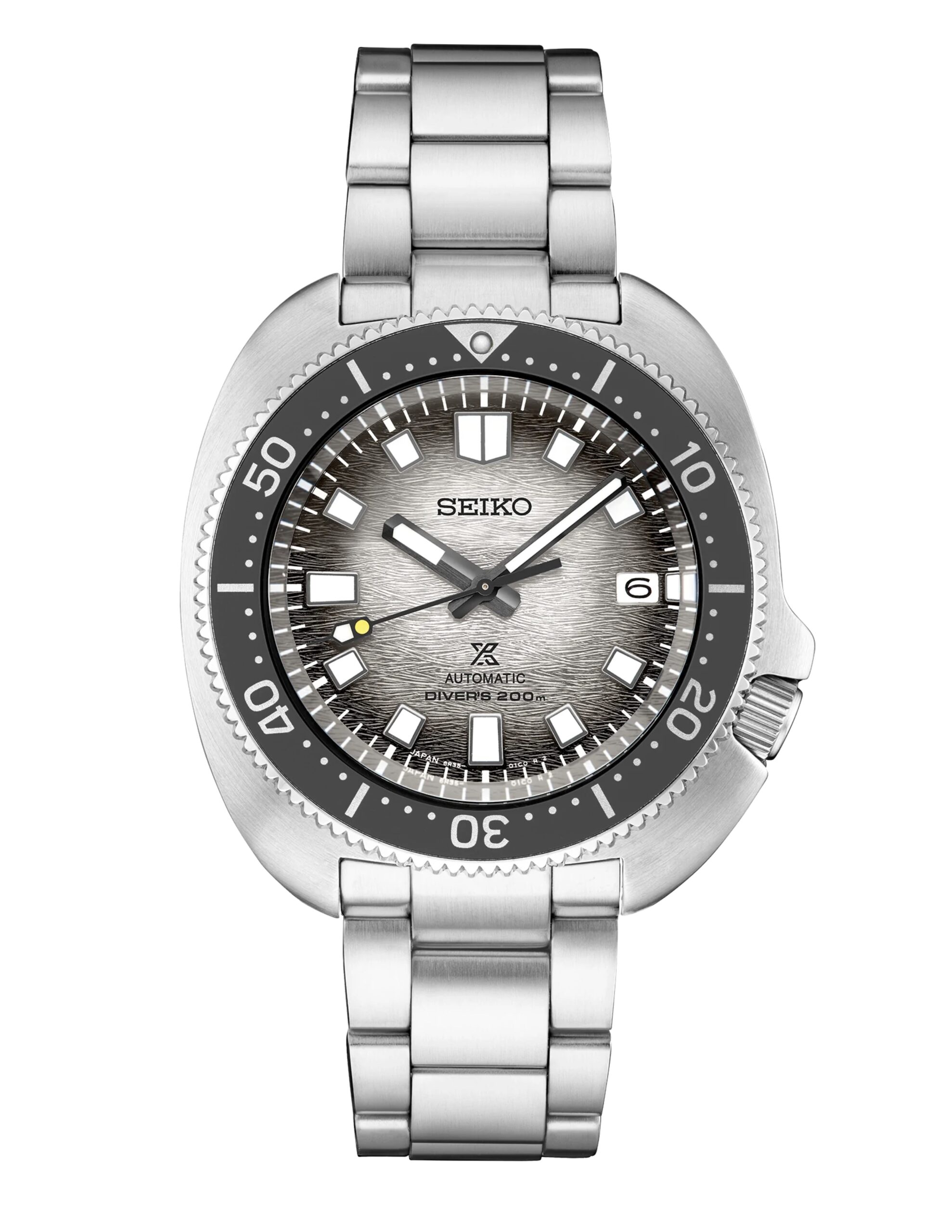 Seiko Prospex Stainless Steel Grey Dial 42.7mm Automatic Men's Watch ...