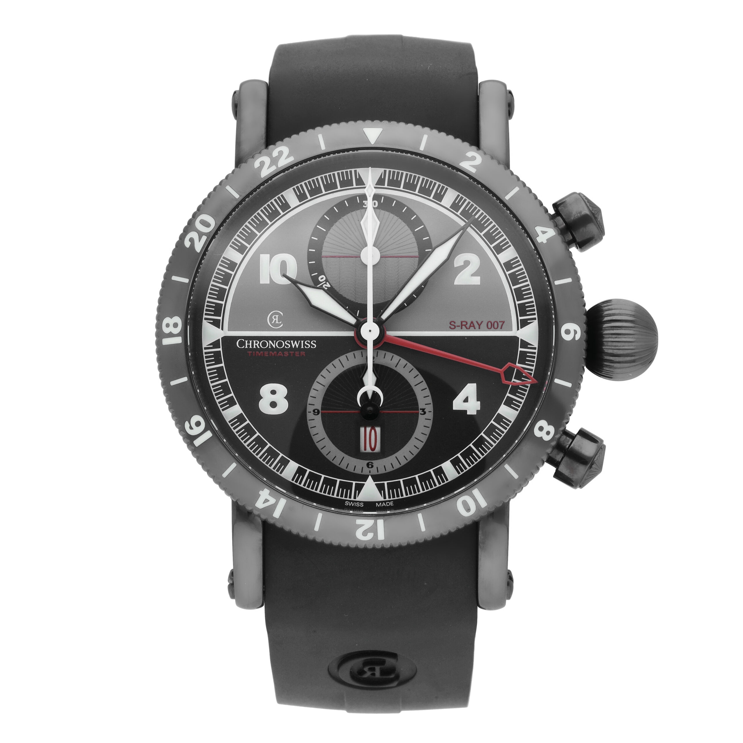 Chronoswiss Timemaster GMT 44mm Automatic Men's Watch CHD-7535G-DN/71-1 ...