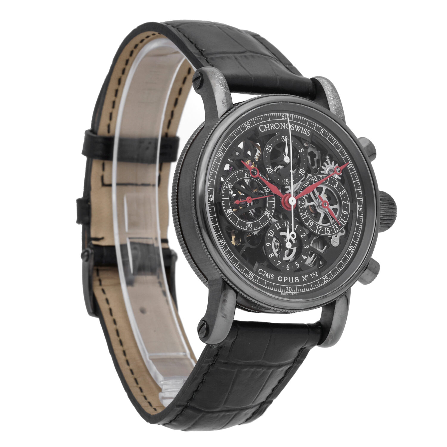 Chronoswiss Sirius Opus Skeleton Chronograph 42mm Automatic Men's Watch CH-7545S | The Watch Outlet