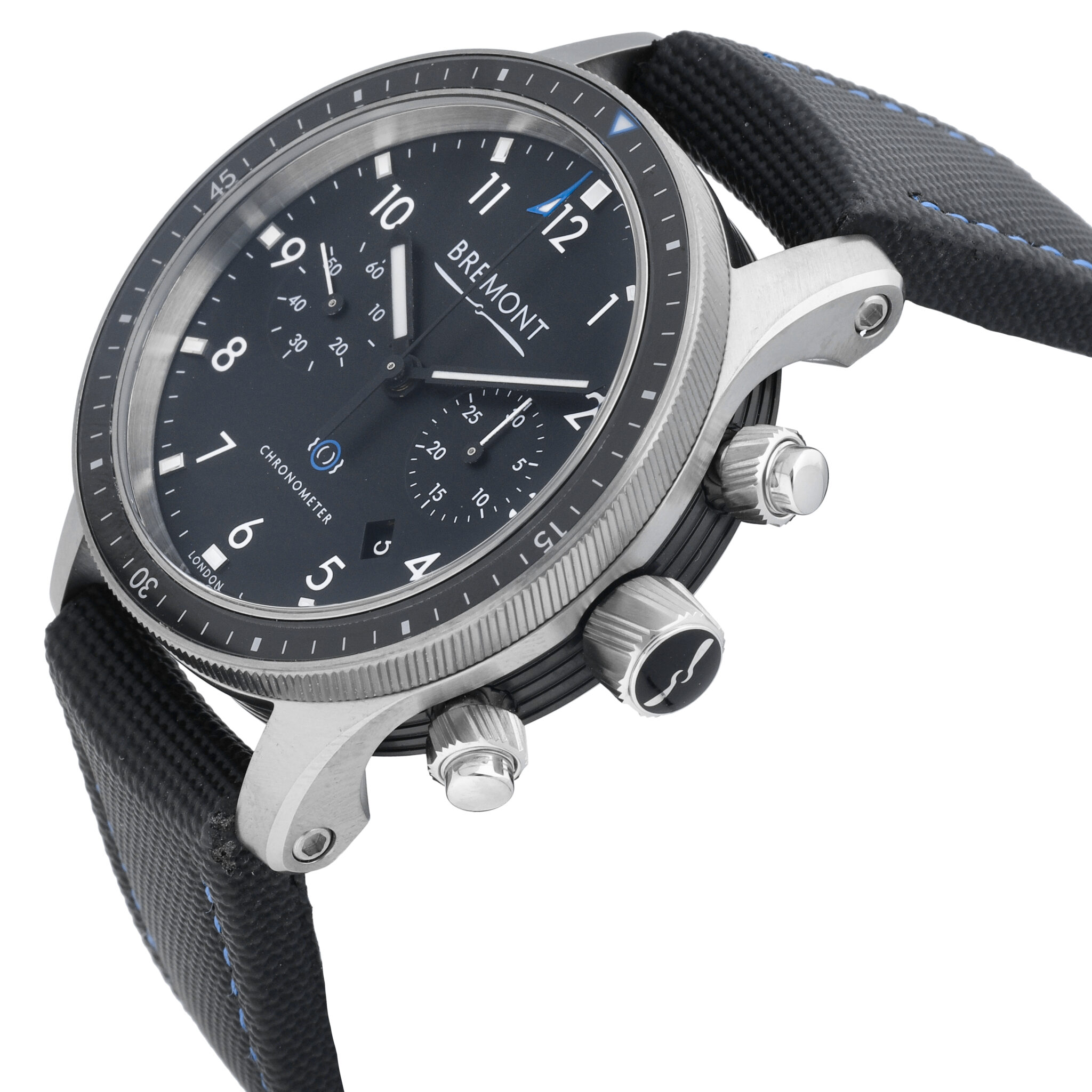 Bremont Boeing 247 Chronograph Black Dial 43mm Automatic Mens Watch ...