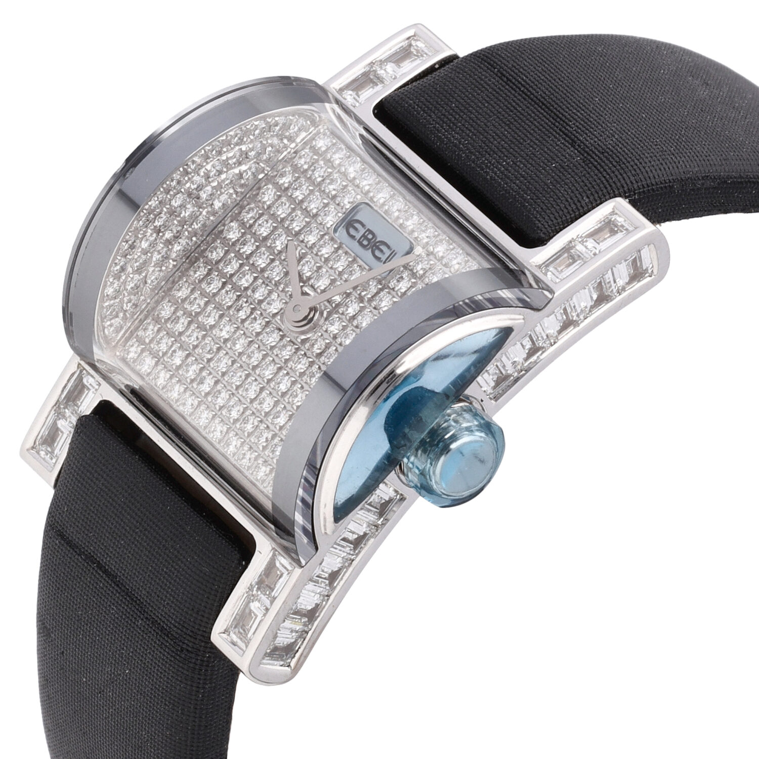 Ebel 18k White Gold Limited Edition 50 Pieces Diamond Dial Quartz ...